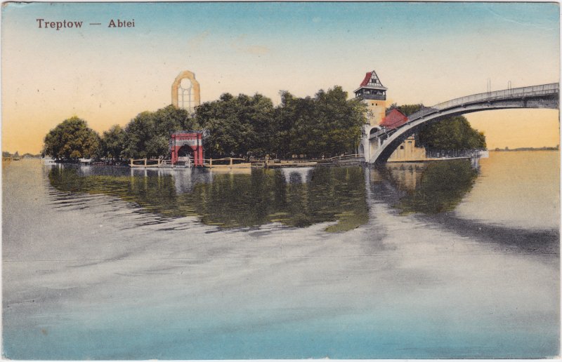 Abtei und Brücke :: Alt-Treptow-Berlin :: Ansichtskarten-Lexikon