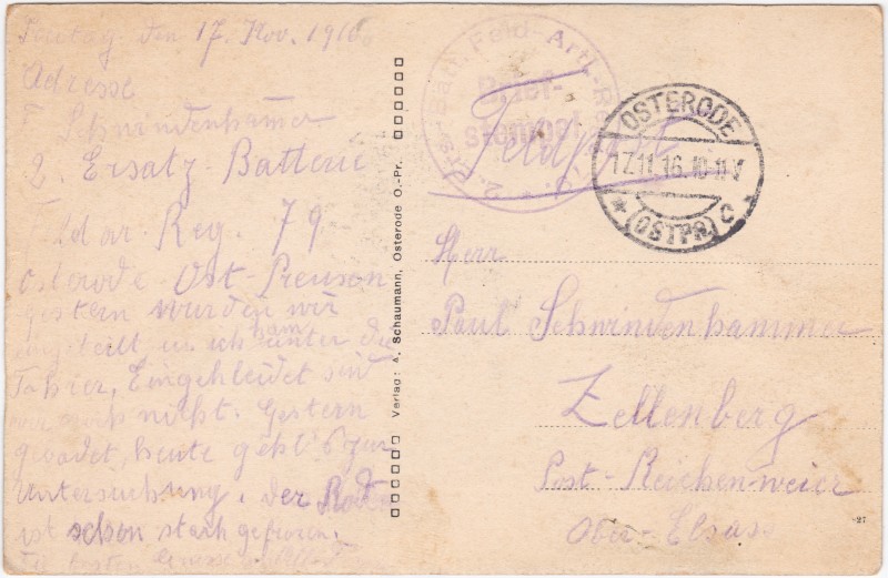 3 Bild Artillerie-Kaserne :: Osterode (Ostpreußen) :: Ansichtskarten ...