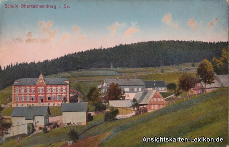 Schule :: Sachsenberg-Georgenthal-Klingenthal :: Ansichtskarten-Lexikon