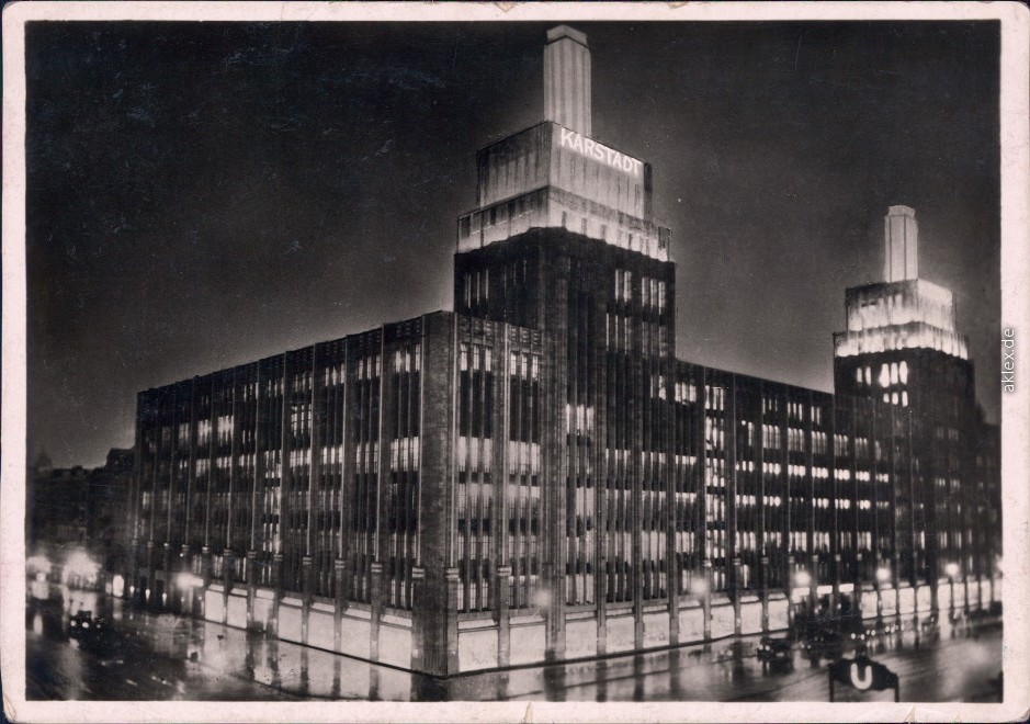 Karstadt-Kaufhaus Hermannplatz bei Nacht :: Neukölln-Berlin ...