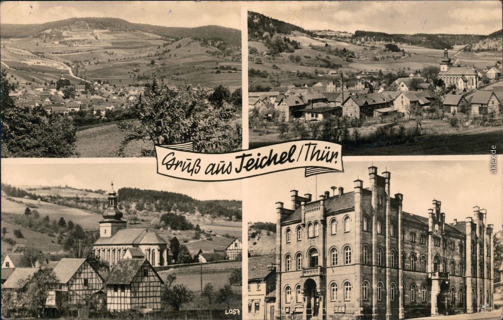 Überblick, Kirche, Amtsgebäude :: Teichel (i. Thüringen ...