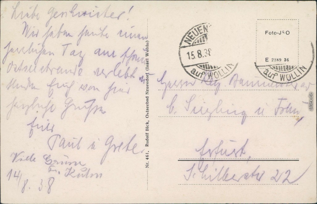 Fischerboote - Strand :: Neuendorf (Wollin) :: Ansichtskarten-Lexikon