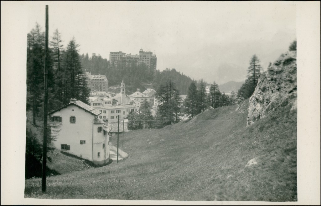 Blick auf die Stadt :: Maria-Sils im Engadin :: Ansichtskarten-Lexikon