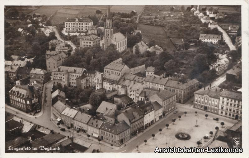 Luftbild :: Lengenfeld (Vogtland) :: Ansichtskarten-Lexikon