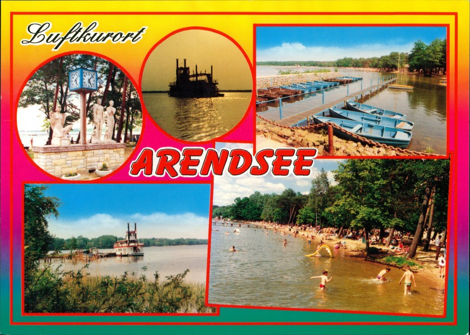 Mehrbildkarte mit 5 farbigen Foto-Ansichten :: Arendsee (Altmark ...