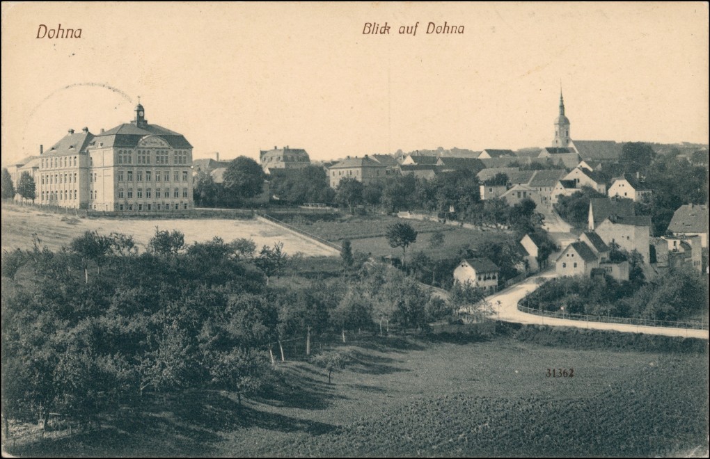 Straße zur Stadt :: Dohna :: Ansichtskarten-Lexikon