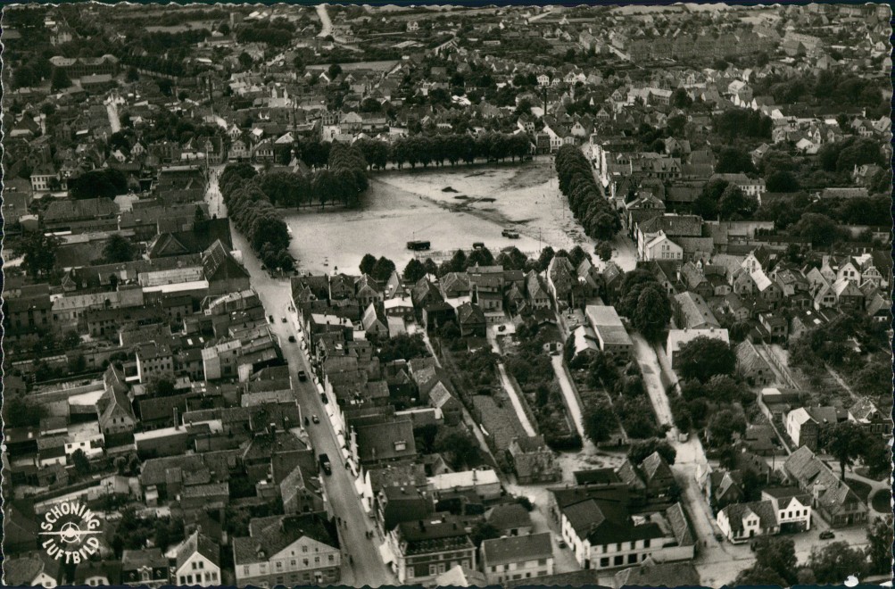 Luftaufnahme Luftbild Überflug Zentrum :: Heide (Holstein ...