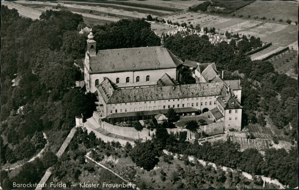 Luftbild Kloster :: Fulda :: Ansichtskarten-Lexikon