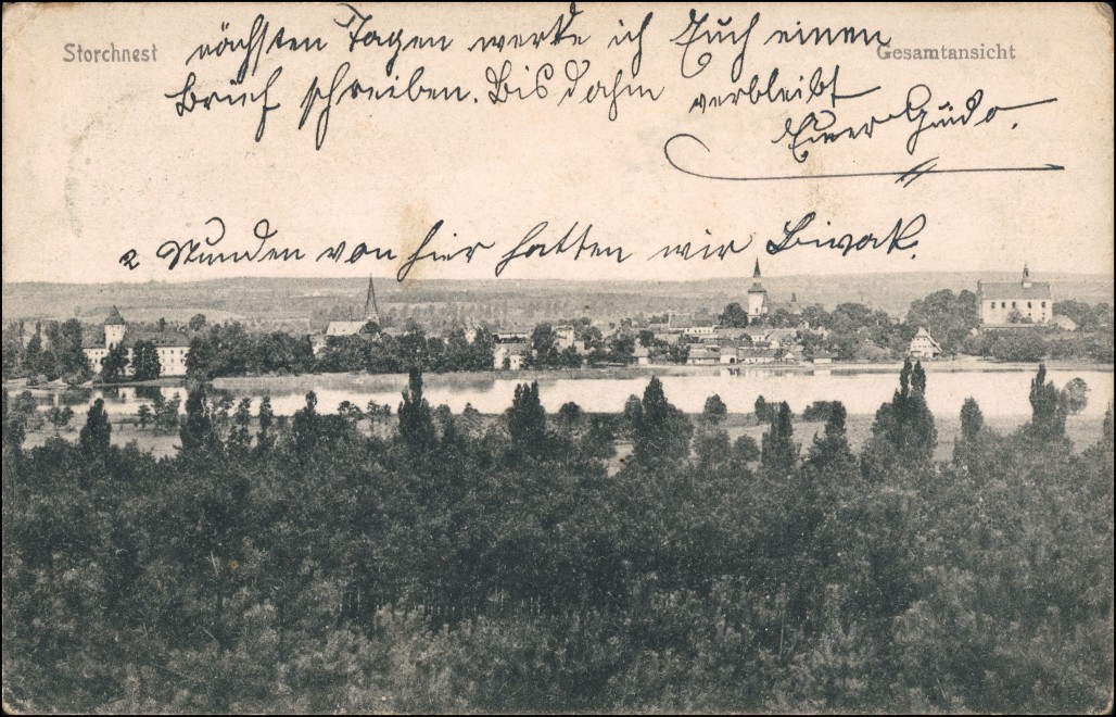 Stadt :: Storchnest Kreis Lissa (Wartheland) :: Ansichtskarten-Lexikon