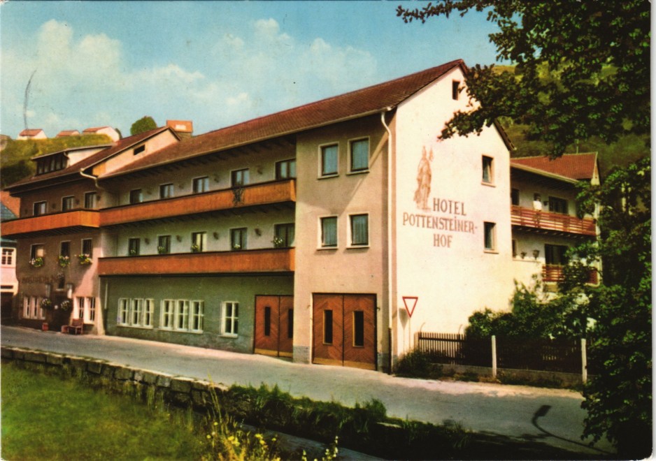 Hotel-Pension Pottensteiner Hof :: Pottenstein :: Ansichtskarten-Lexikon