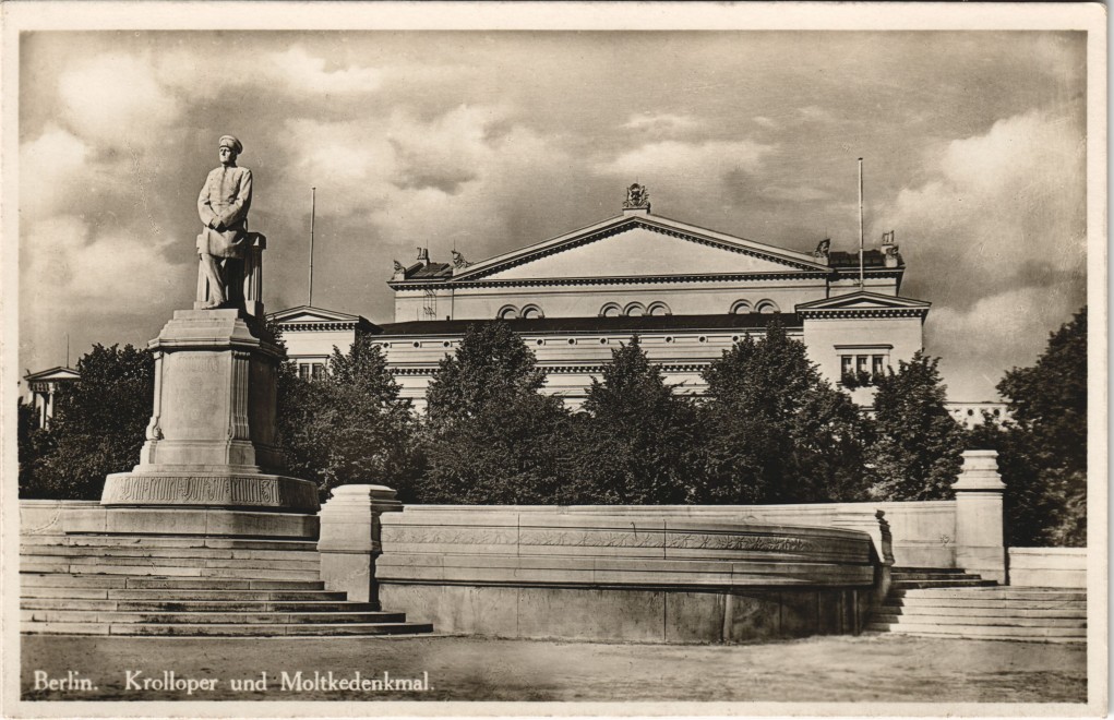 Krolloper Moltke-Denkmal :: Mitte-Berlin :: Ansichtskarten-Lexikon