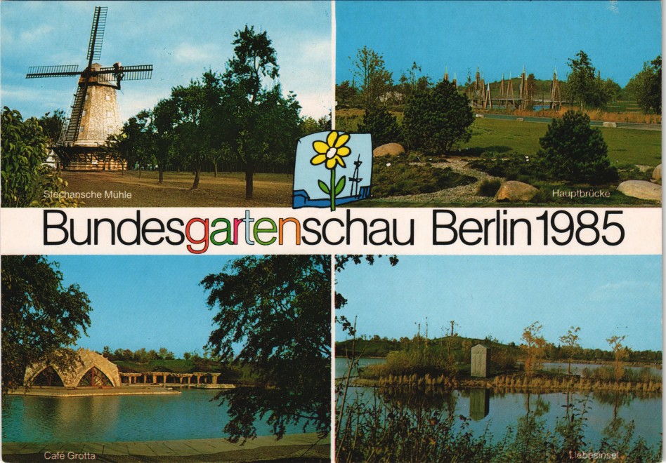 Bundesgartenschau BUGA Mehrbild-AK 4 Fotos :: Berlin :: Ansichtskarten ...