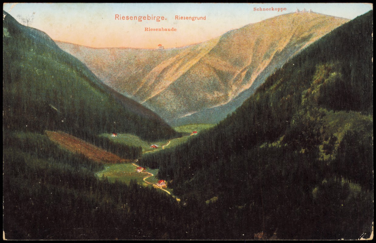 Riesengrund Riesengebirge/Karkonosze/Krkonoše :: Petzer :: Ansichtskarten-Lexikon