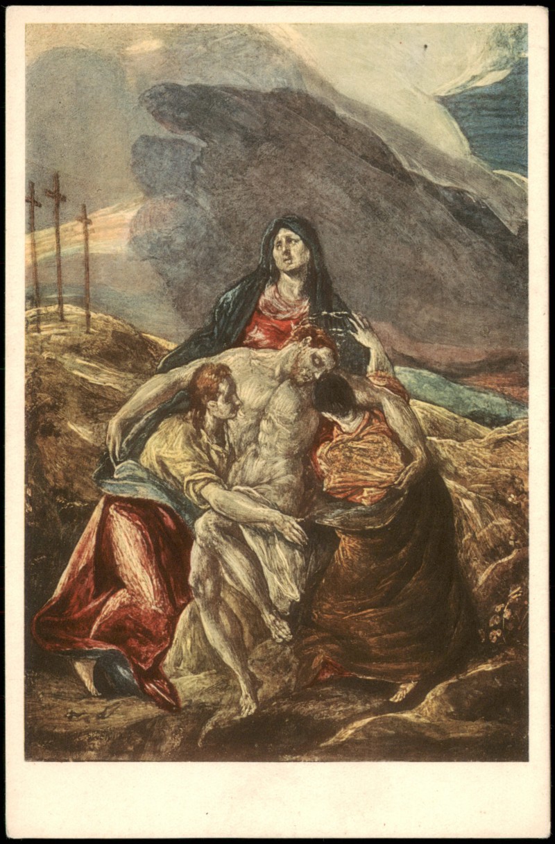 Künstlerkarte PIETÀ EL GRECO (DOMENICO THEOTOCOPULI ...