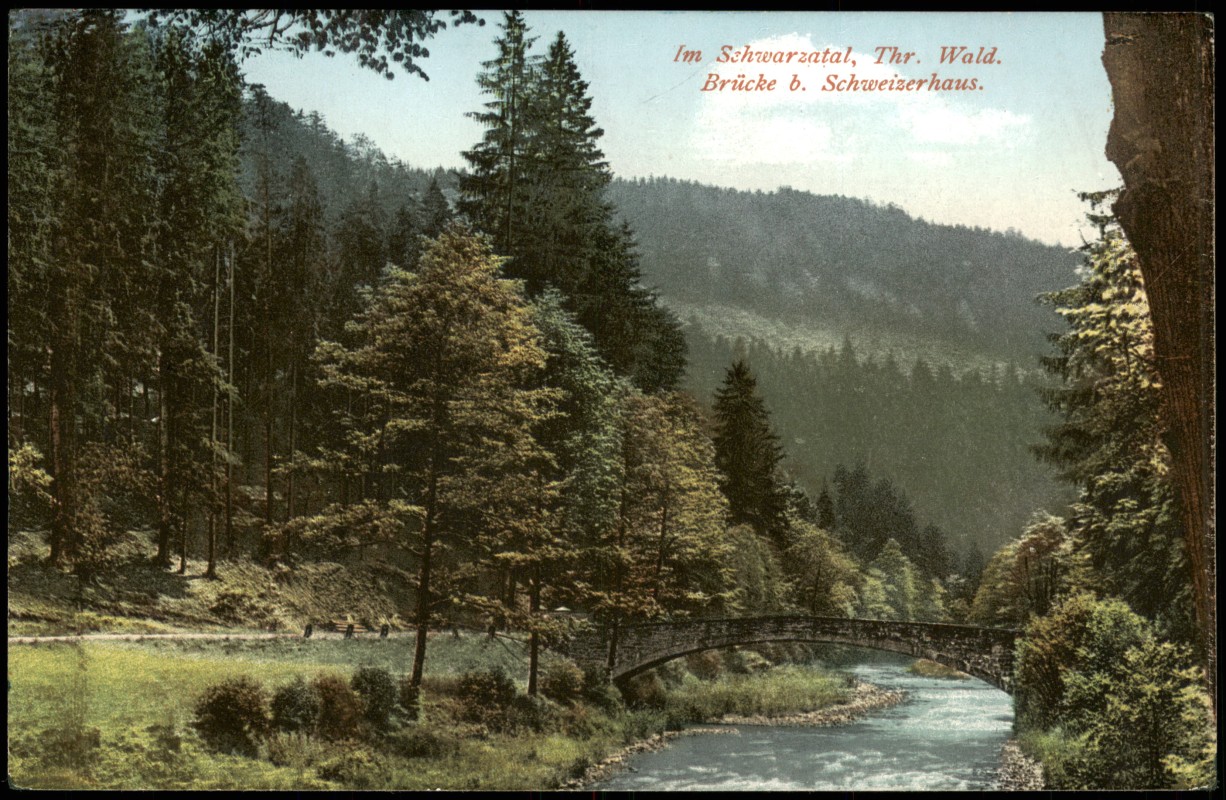 Im Schwarzatal, Thüringer Wald, Brücke b. Schweizerhaus :: Tabarz ...