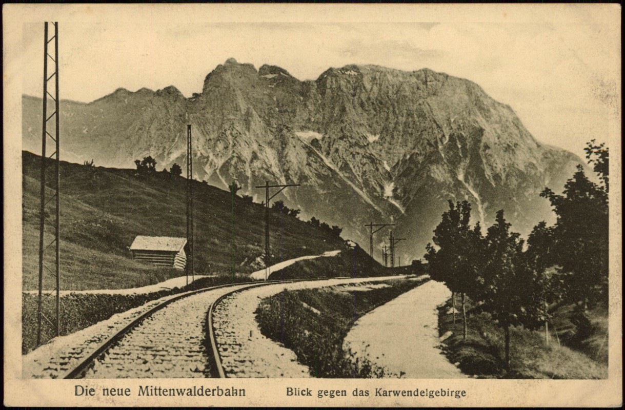 Mittenwaldbahn / Karwendelbahn - Bahnstrecke :: Mittenwald ...