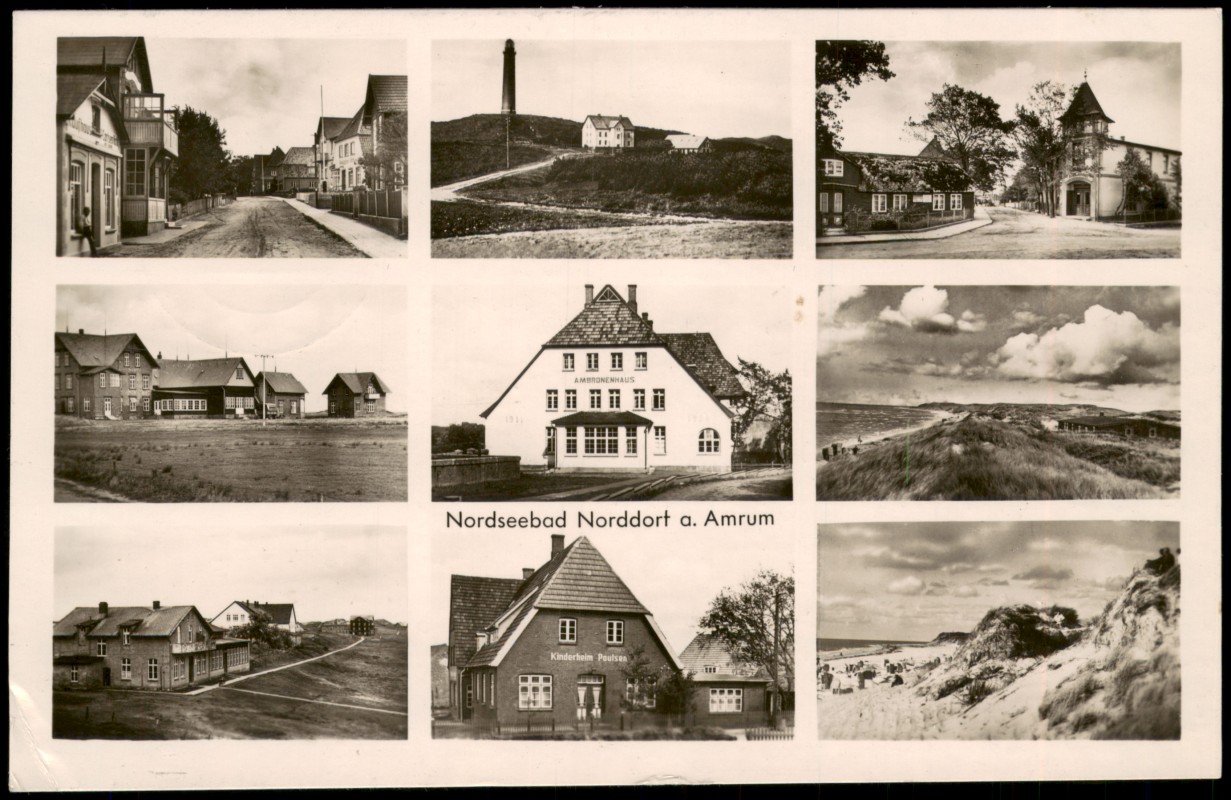 Ortsansichten Mehrbild :: Norddorf auf Amrum :: Ansichtskarten-Lexikon
