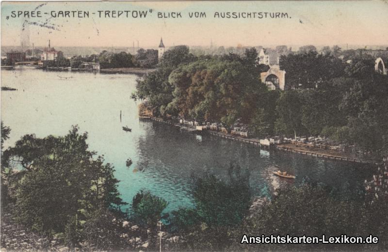 Spree-Garten-Treptow - Blick vom Aussichtsturm :: Alt-Treptow-Berlin ...