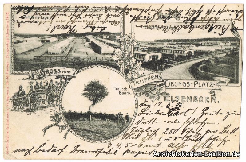 3 Bild Artillerie-Lager, Eingang ins Lager und Umland :: Elsenborn ...
