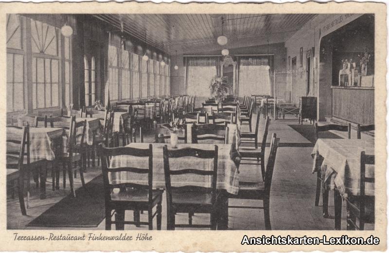Terrassen-Restaurant Finkenwalder Höhe (innen) :: Finkenwalde-Stettin ...