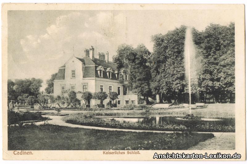 Kaiserliches Schloß :: Cadinen :: Ansichtskarten-Lexikon