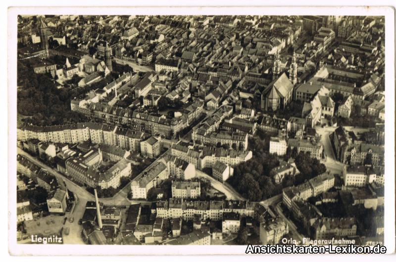 Luftbild :: Liegnitz :: Ansichtskarten-Lexikon