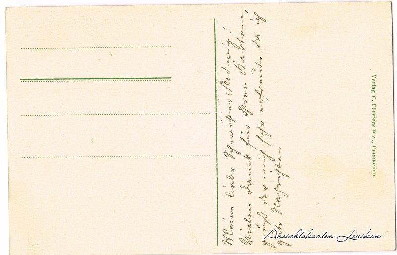 herzogl. Schloss und Schlossteich :: Primkenau :: Ansichtskarten-Lexikon