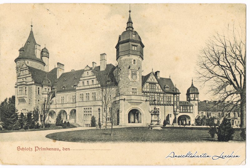 Schloß :: Primkenau :: Ansichtskarten-Lexikon