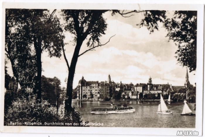 Durchblick von der Schloßbrücke - Foto AK :: Alt-Treptow-Berlin ...